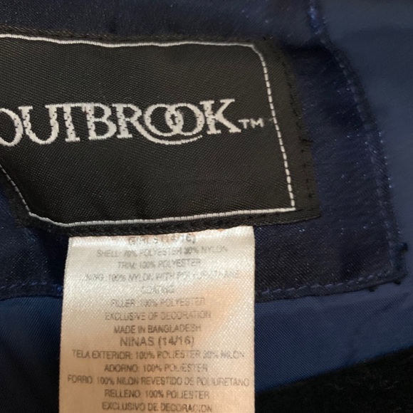 Outbrook | Jackets & Coats | Outbrook Girls 416 Metallic Blue Puffer ...